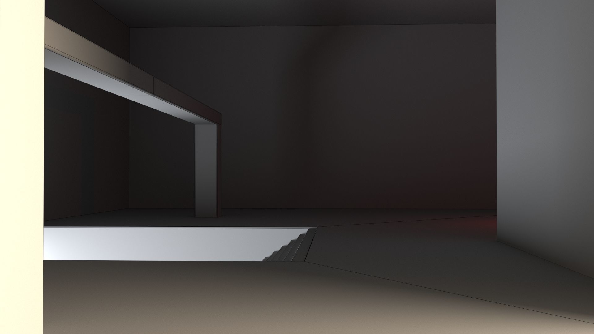 Empty room interior 07 3D model | CGTrader