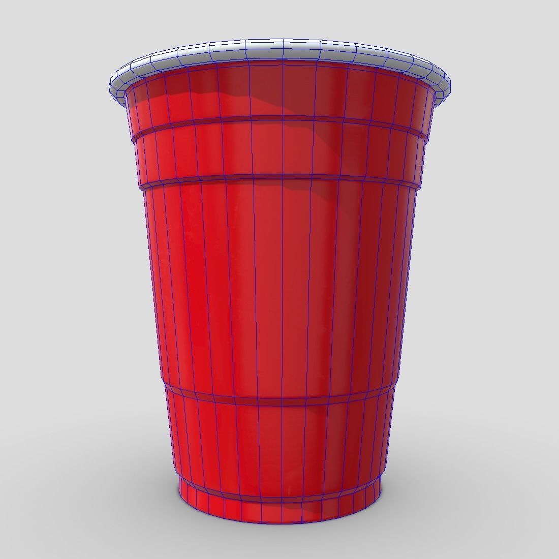CC0 - Red Cup free VR / AR / low-poly 3D model | CGTrader