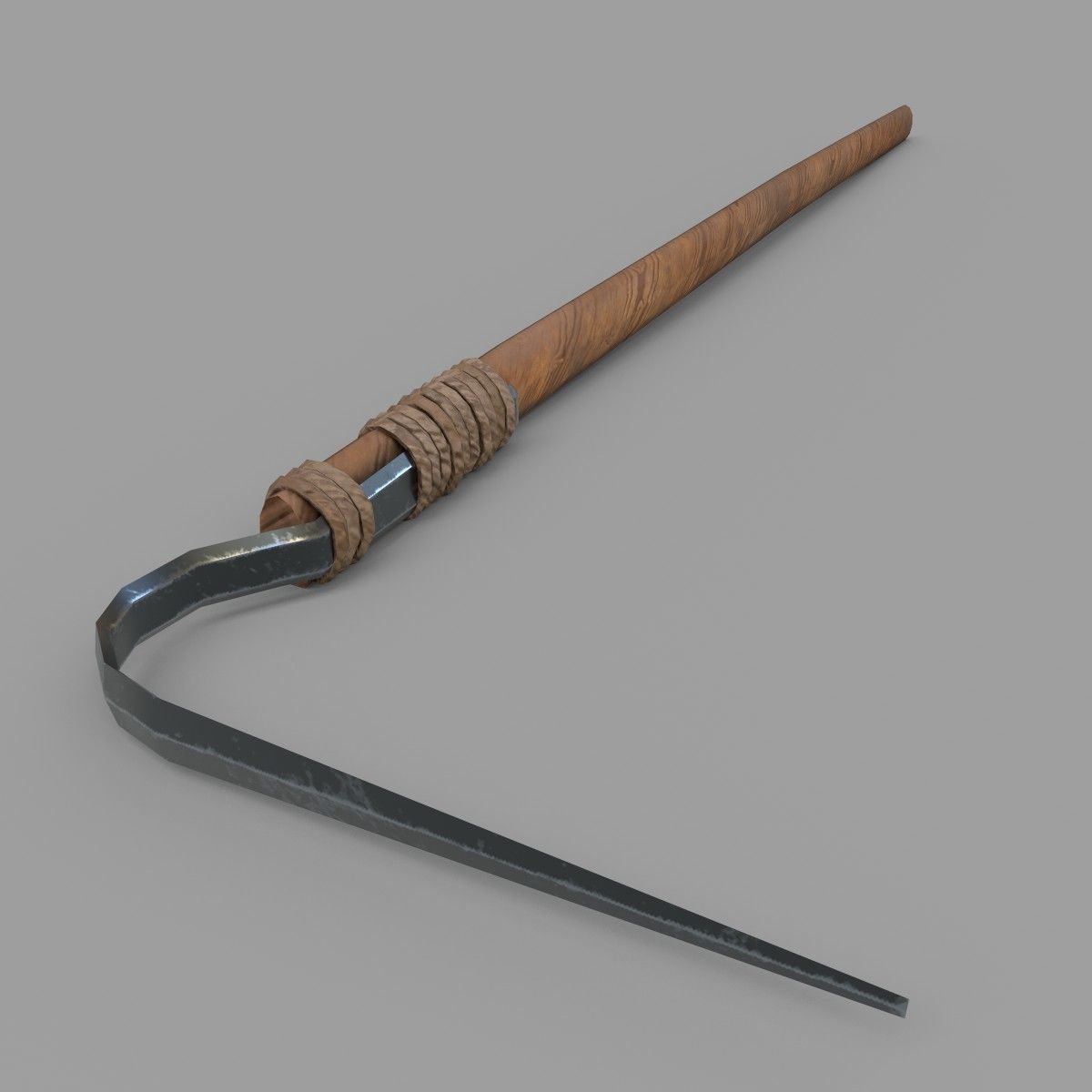 3D model Pack of 6 Medieval Farm Rakes and Hoe VR / AR / low-poly ...