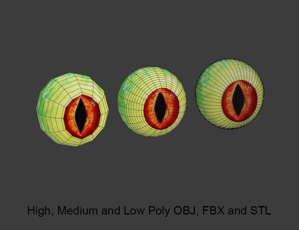 3D model Goblin Eye VR / AR / low-poly | CGTrader