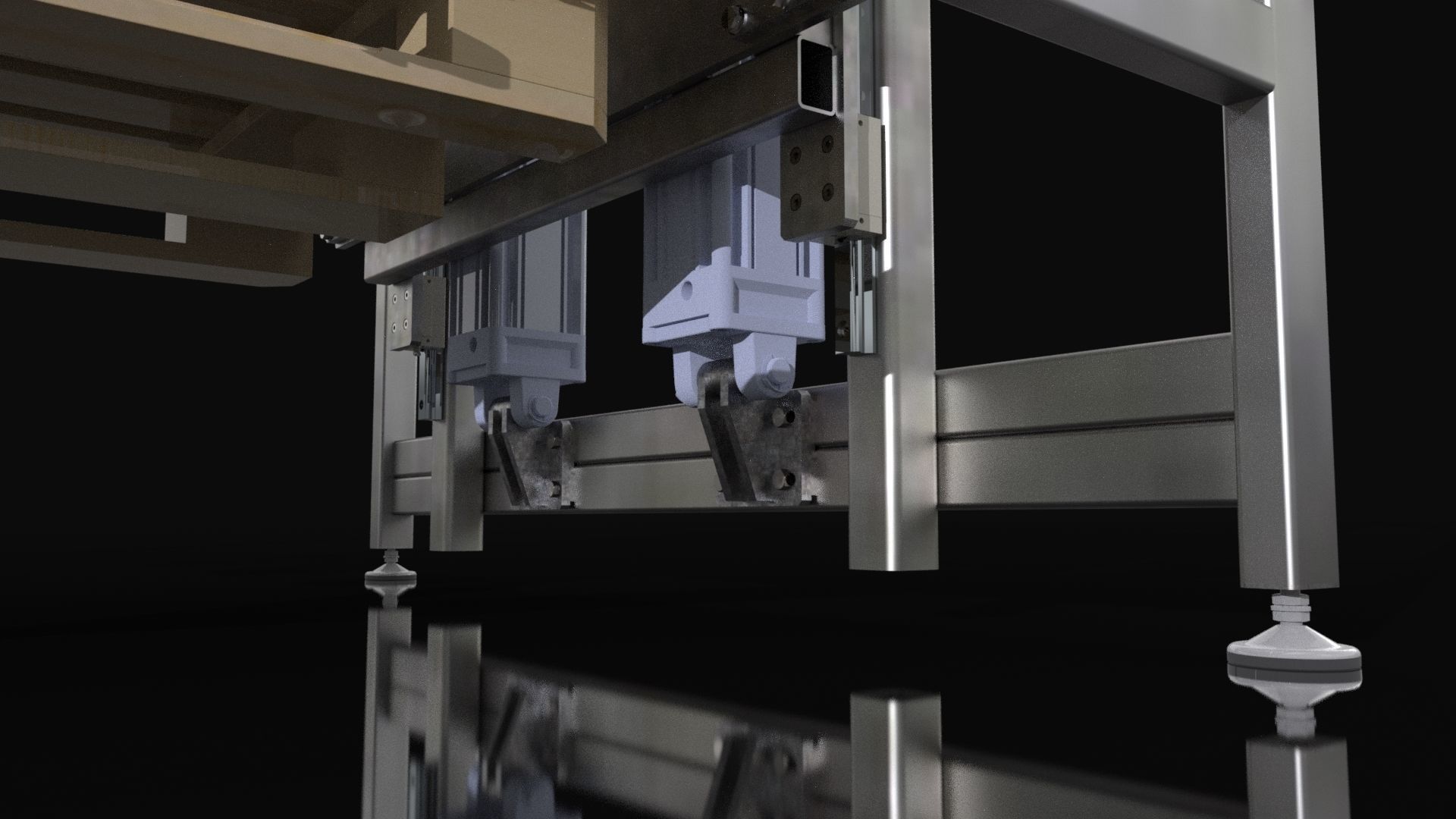 Pallet Dispenser Robot 3D model rigged | CGTrader