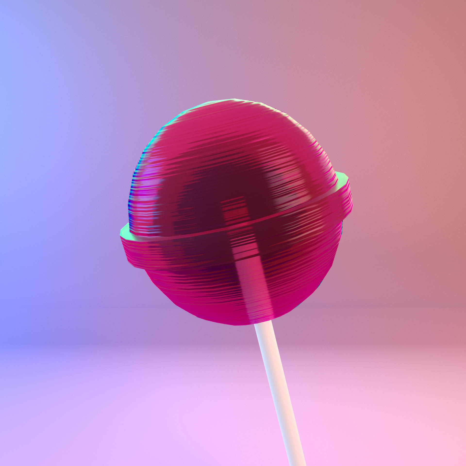 3D model lollipop candy sugar low poly 3d model VR / AR / low-poly ...