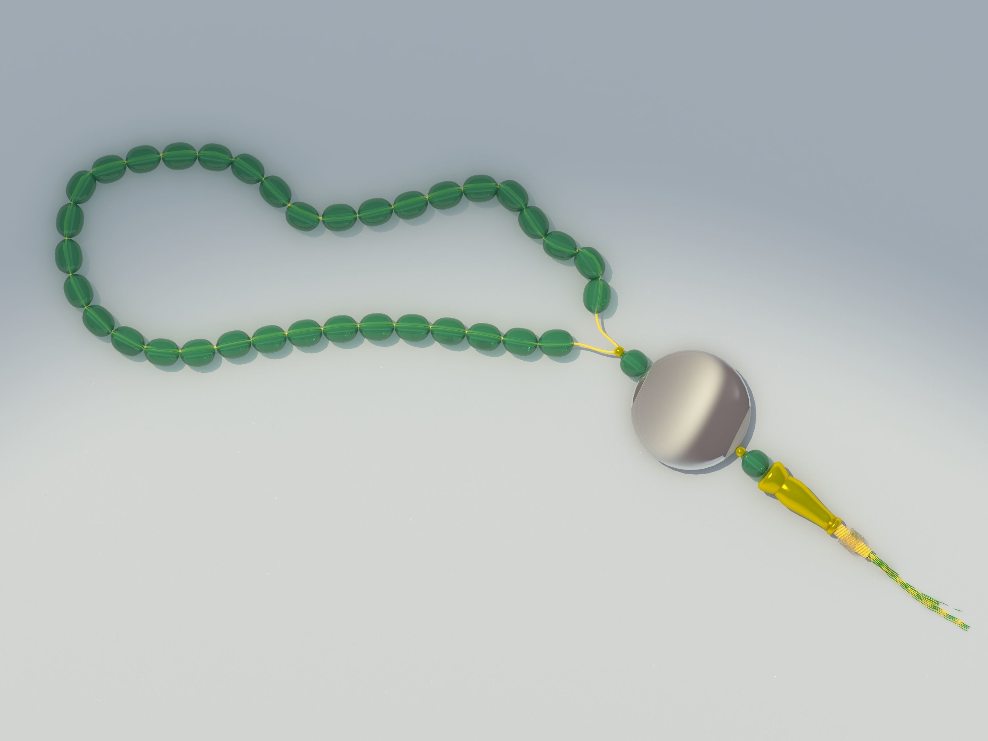 Islamic Prayer Beads Masbaha 3D model 3D model | CGTrader