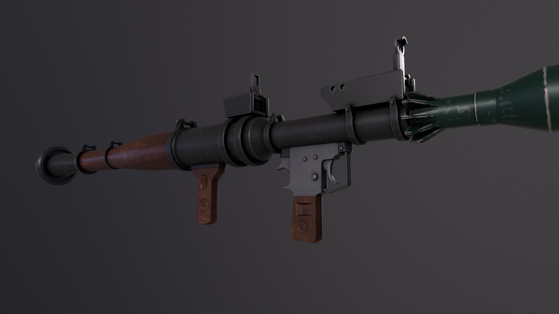 3D model RPG7 GUN VR / AR / low-poly | CGTrader