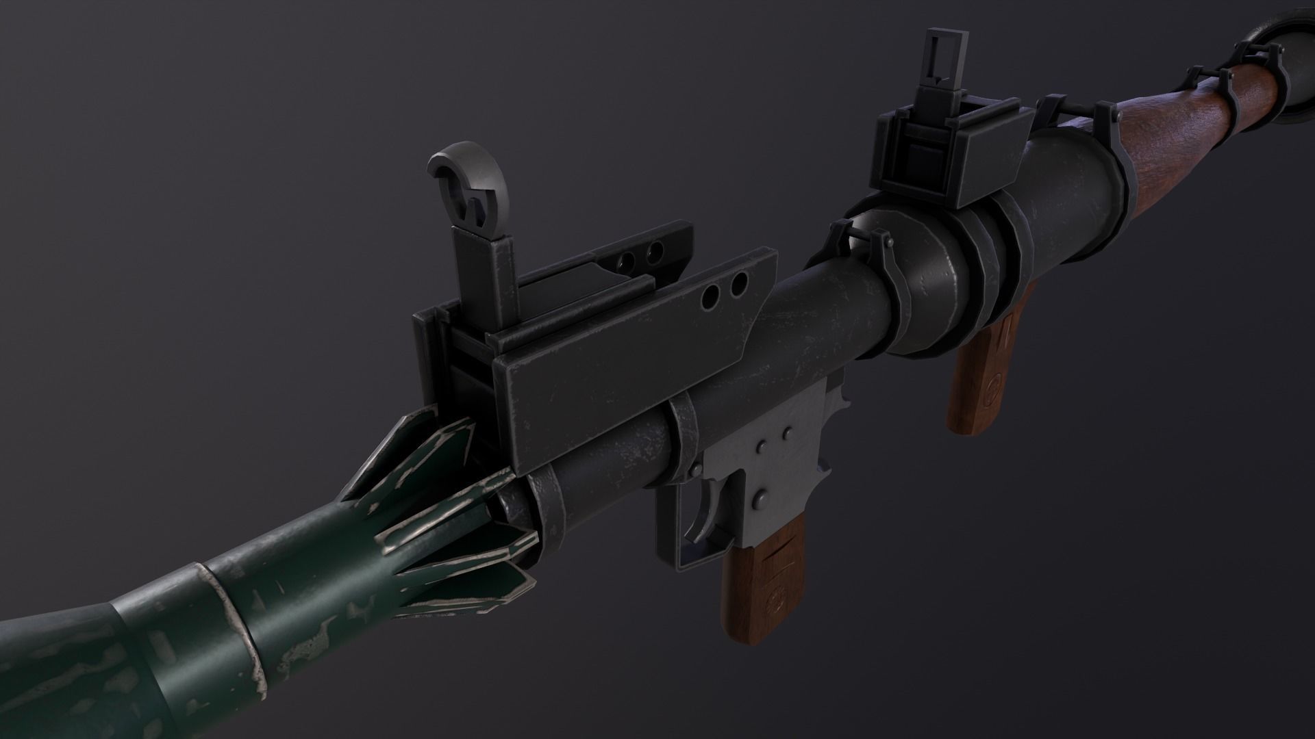 3D model RPG7 GUN VR / AR / low-poly | CGTrader