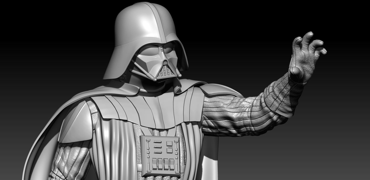 darth vader empire strikes back 3D model 3D printable | CGTrader