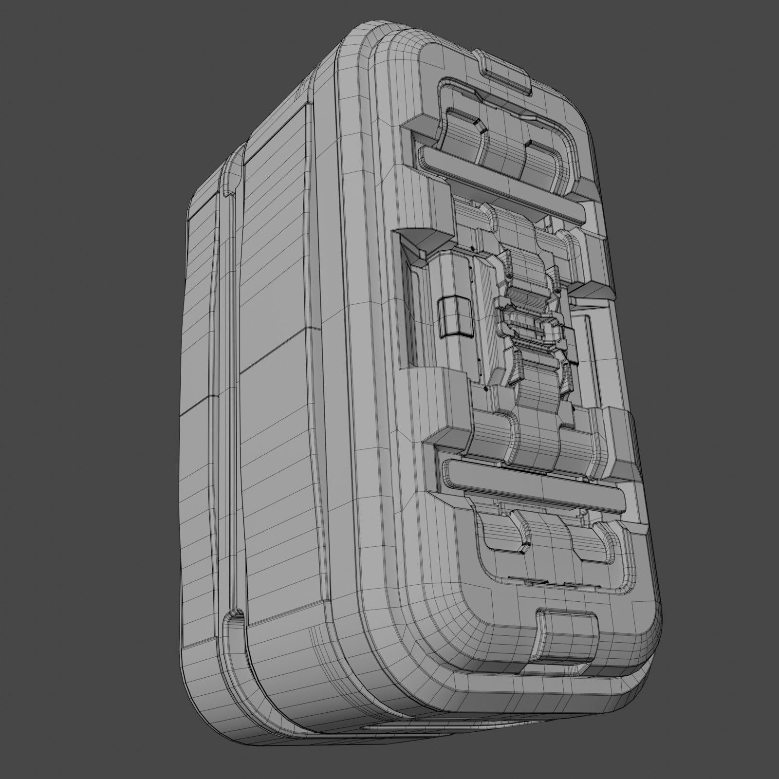 Sci-Fi Storage Crate 3D model | CGTrader