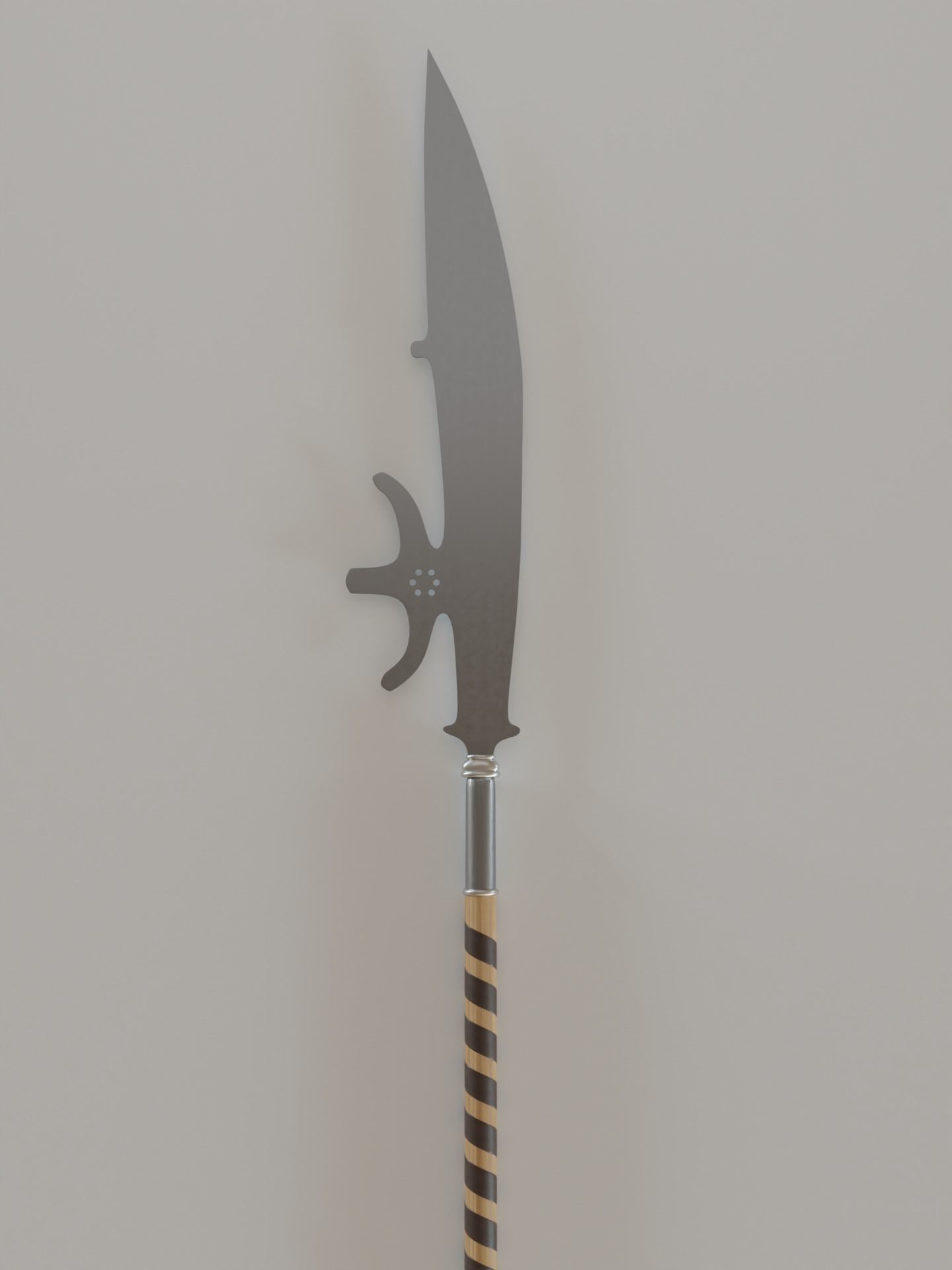 Medieval Polearm Fauchard 3D model | CGTrader