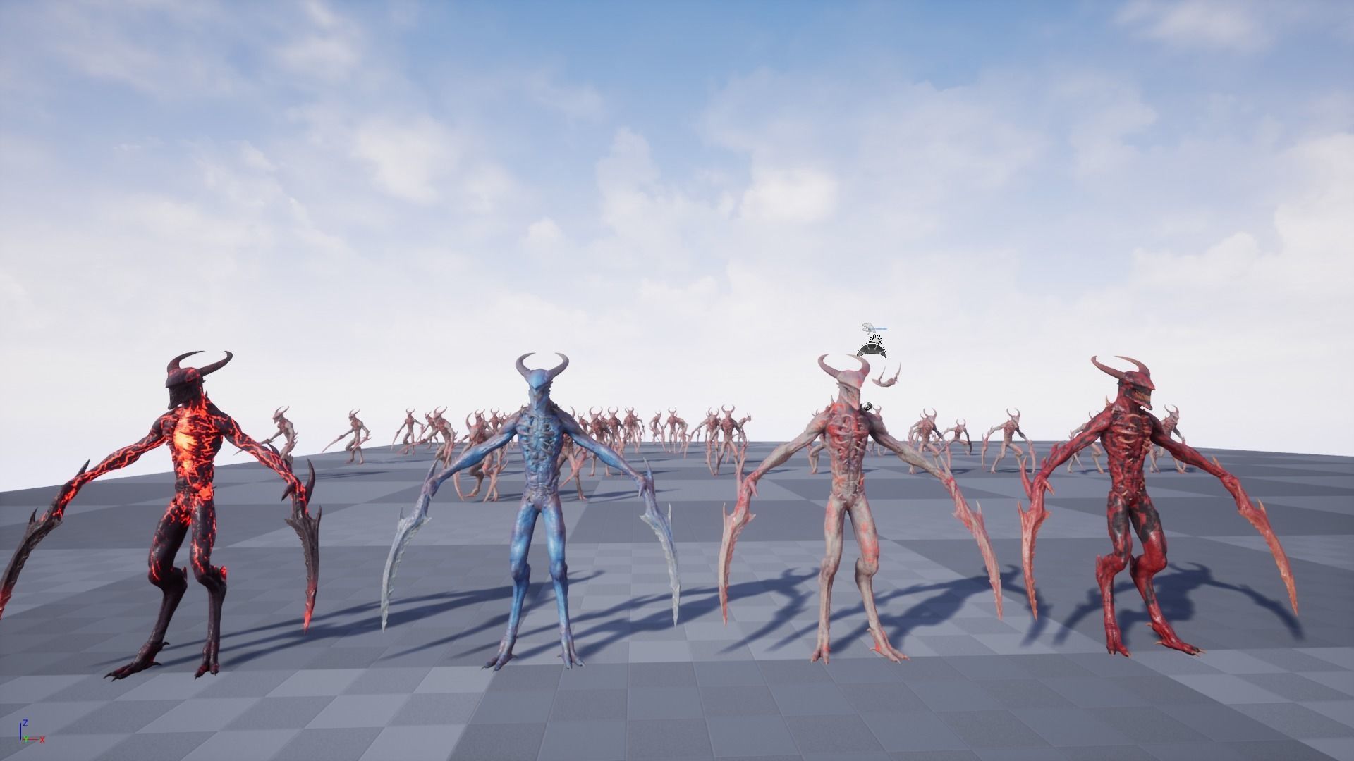 3D model Long Demon VR / AR / low-poly rigged animated | CGTrader