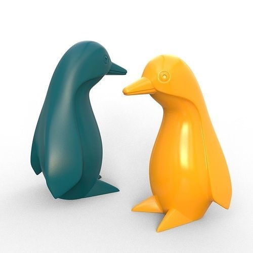 penguin figurine 3D model 3D printable | CGTrader
