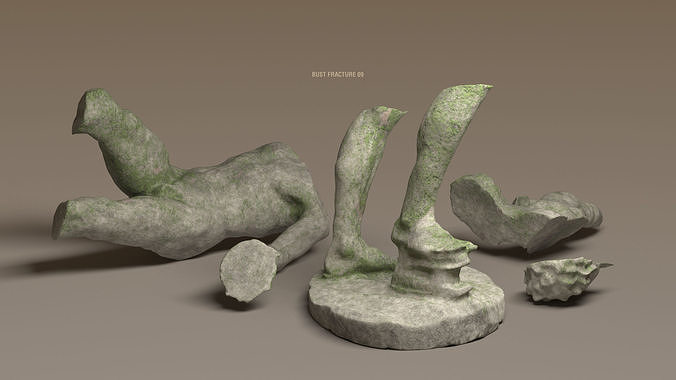 Broken Statue 3D model | CGTrader