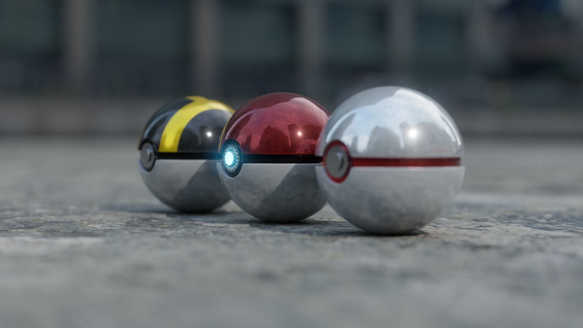 3D model Realistic pokeball - Pokemon VR / AR / low-poly | CGTrader