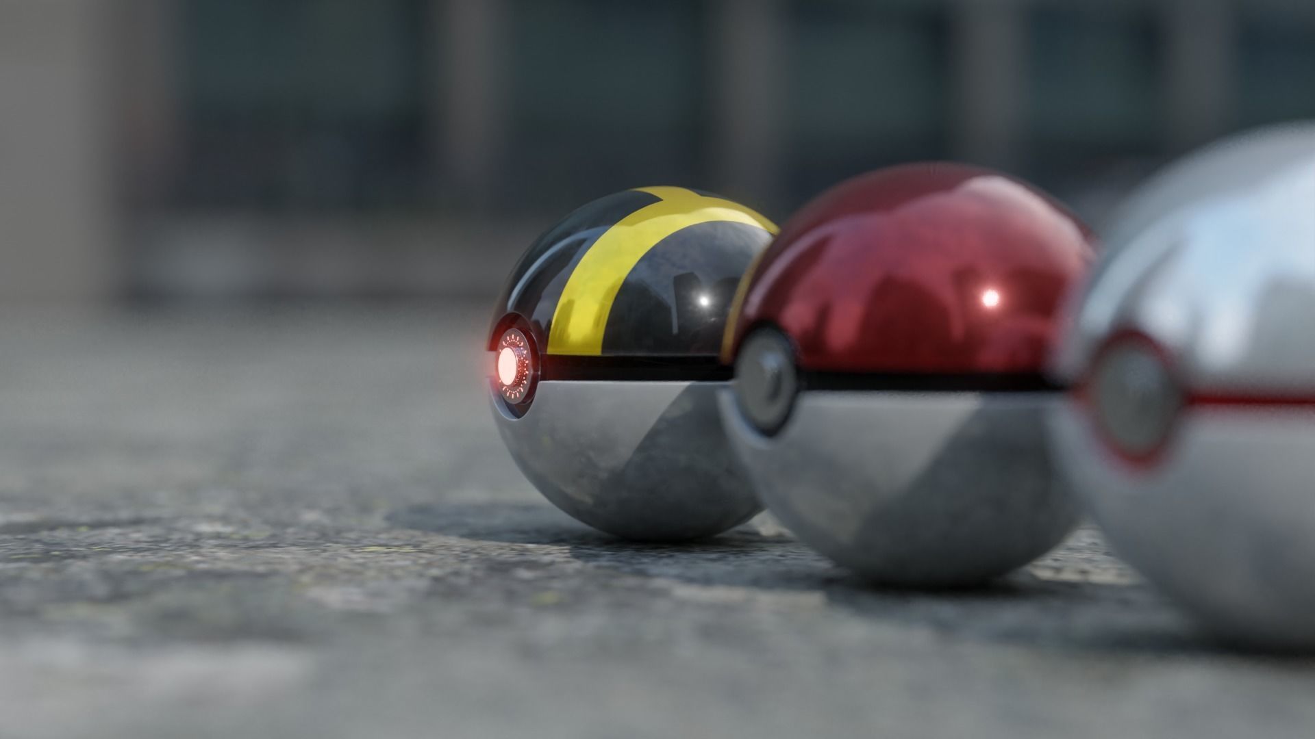 3D model Realistic pokeball - Pokemon VR / AR / low-poly | CGTrader