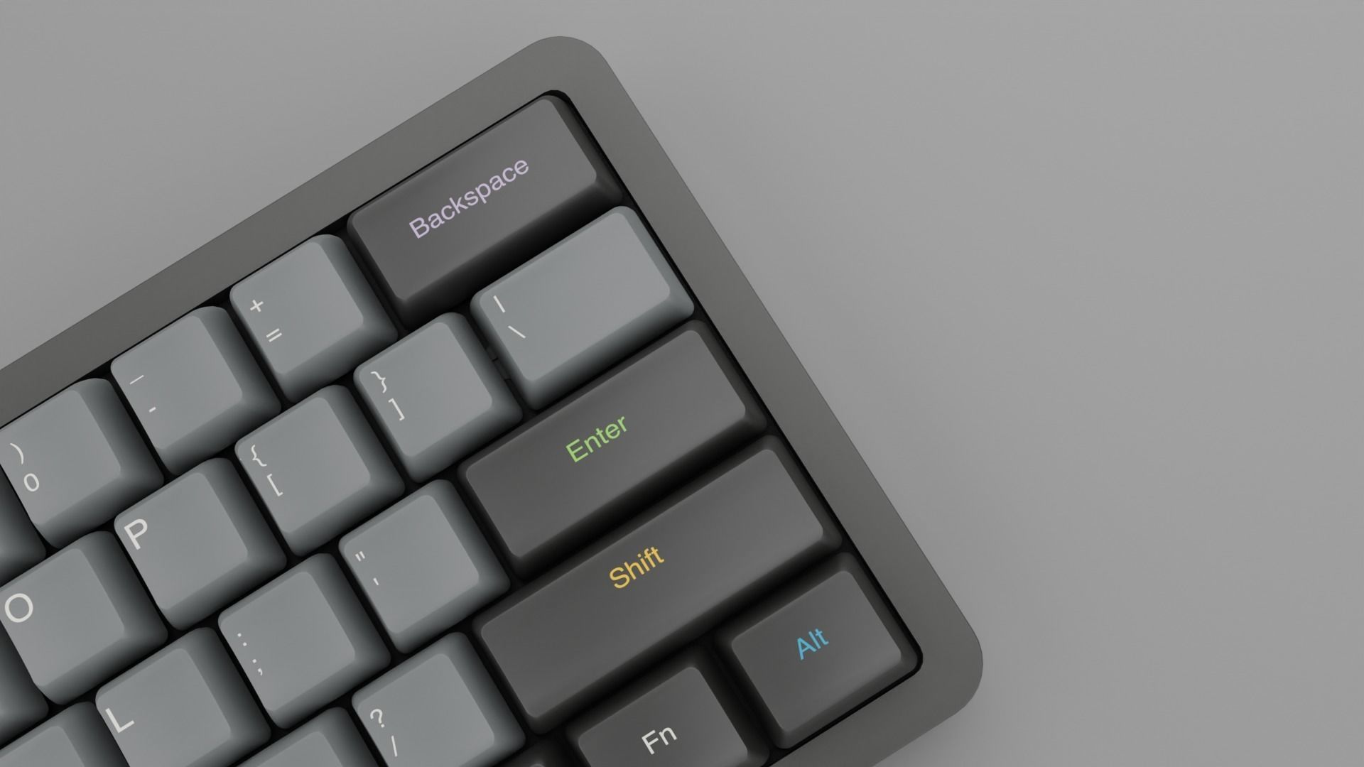 60 Percent Compact Mechanical Keyboard 3D model | CGTrader