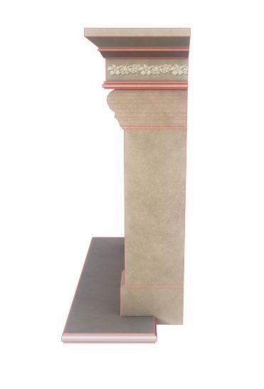 3D model fire place D20210204 VR / AR / low-poly | CGTrader