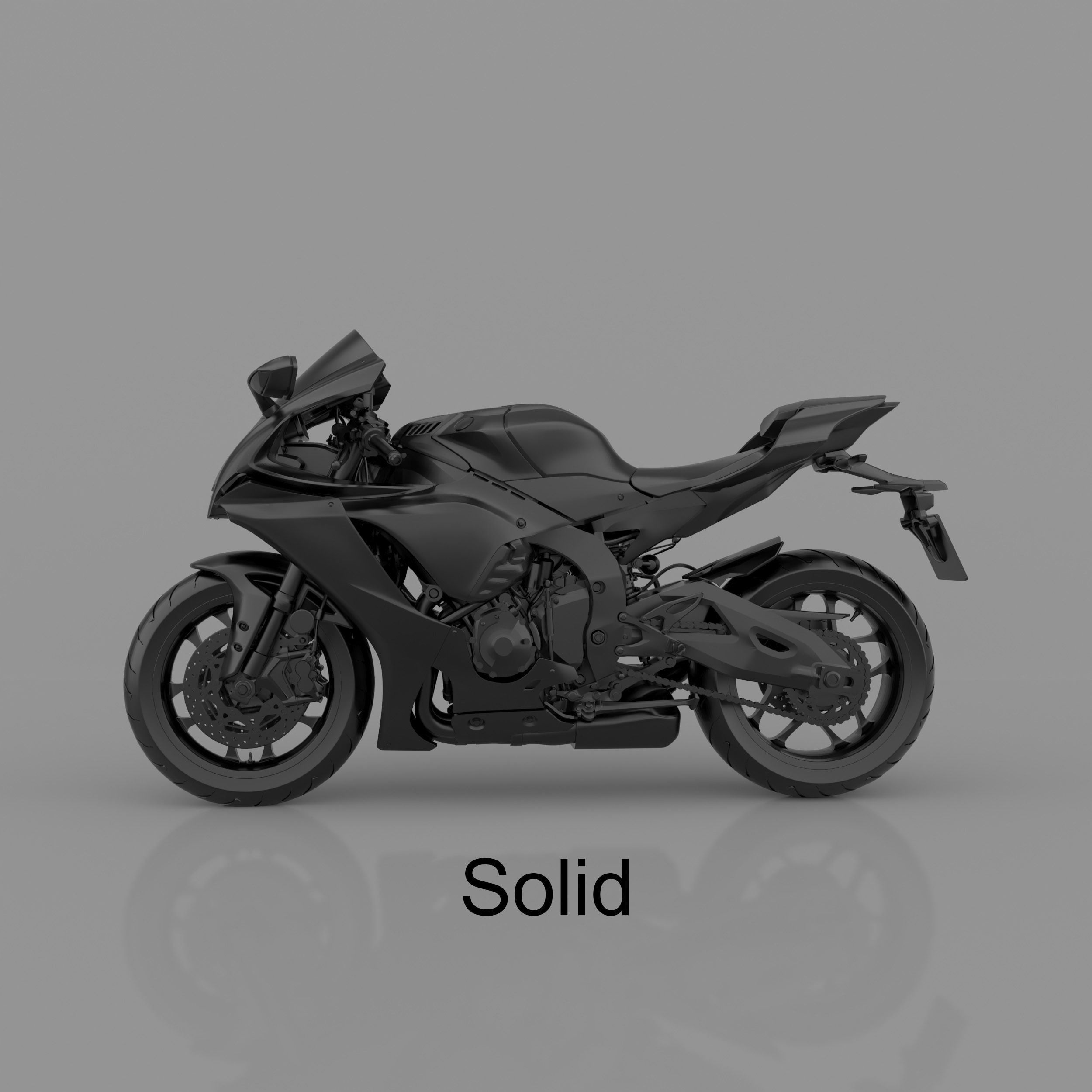 Yamaha YZF R1 2020 3D Model Ready to Print STL File 3D model 3D ...