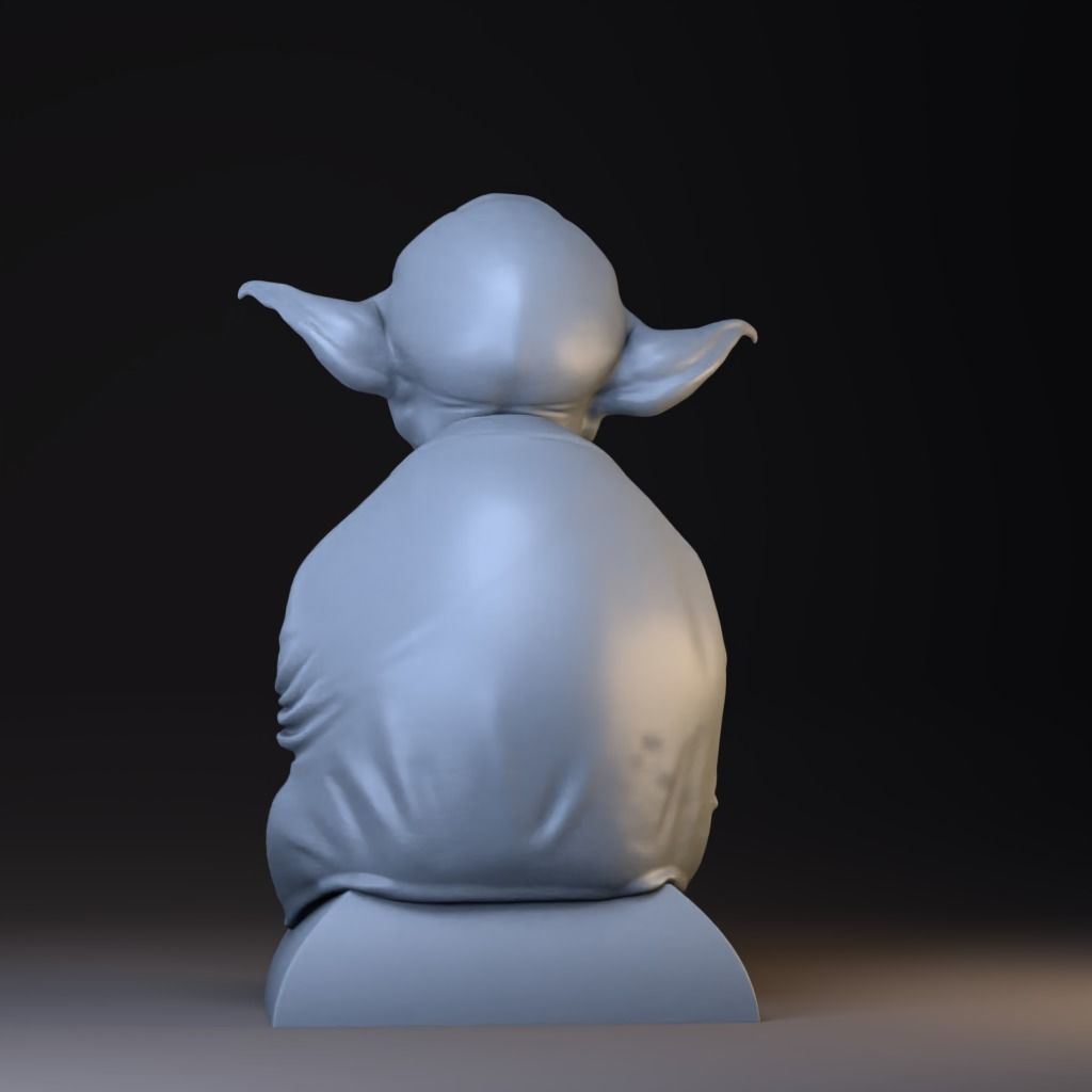 YODA bust STL 3D model 3D printable | CGTrader