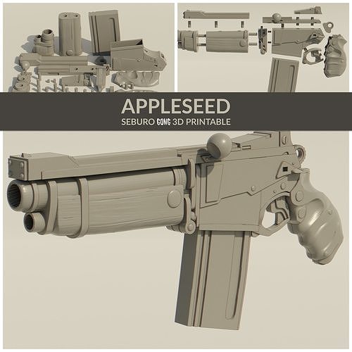 Appleseed Seburo Gong 3D Printable free 3D model | CGTrader