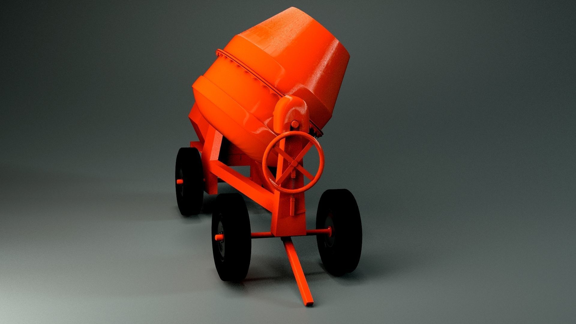 Cement Mixer 3D model | CGTrader