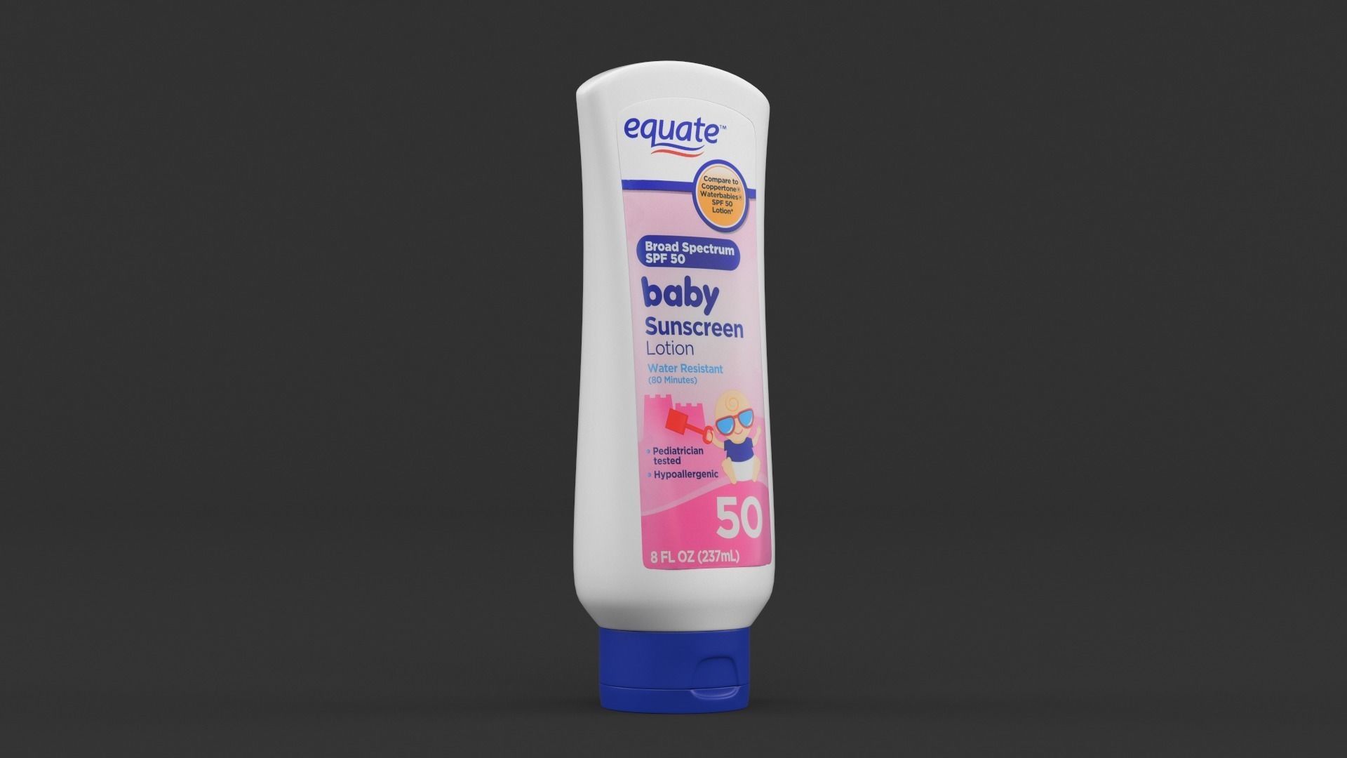 Equate Baby Sunscreen Lotion 3D model | CGTrader