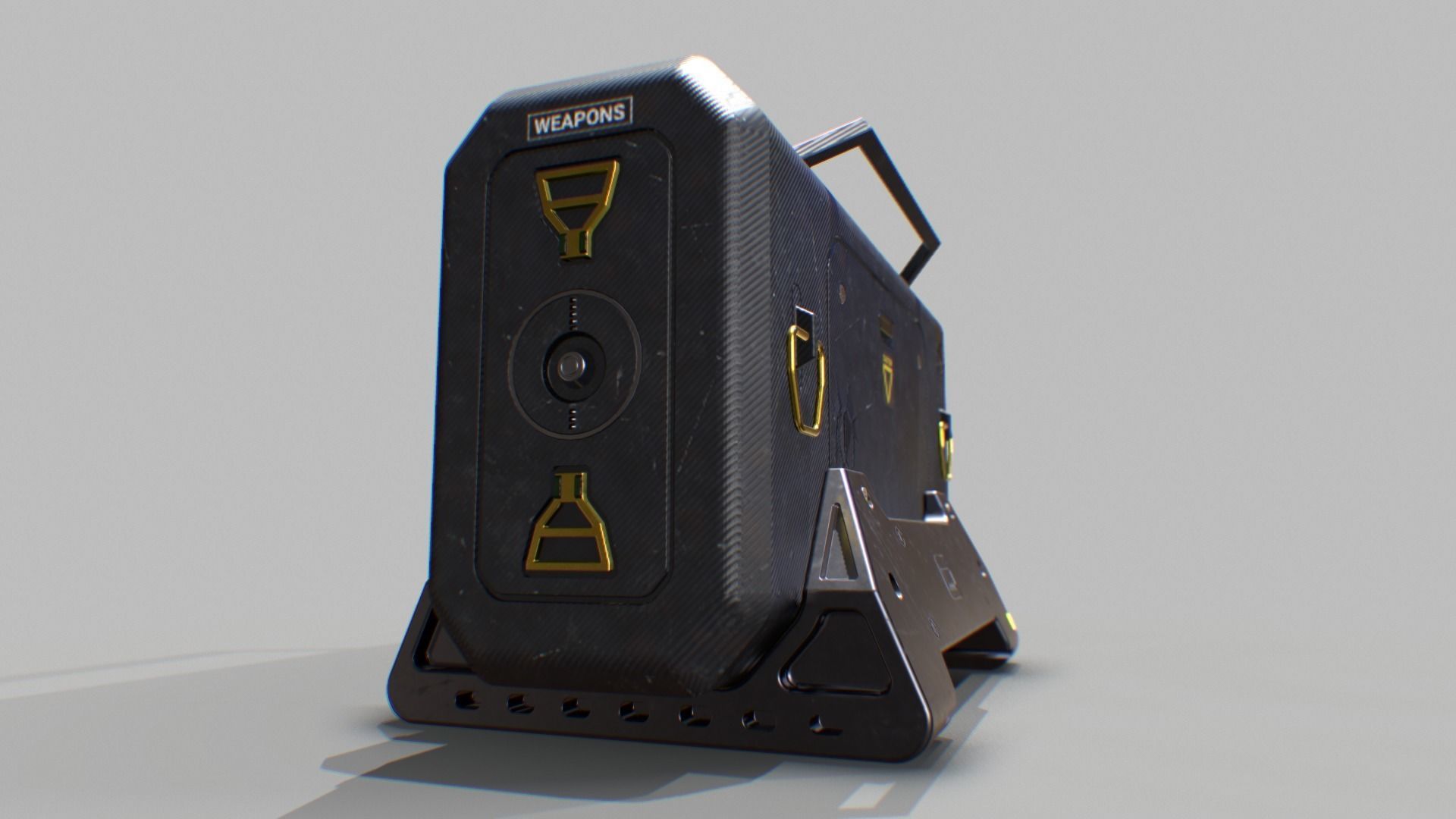 3D model Sci-Fi Weapons Crate VR / AR / low-poly | CGTrader