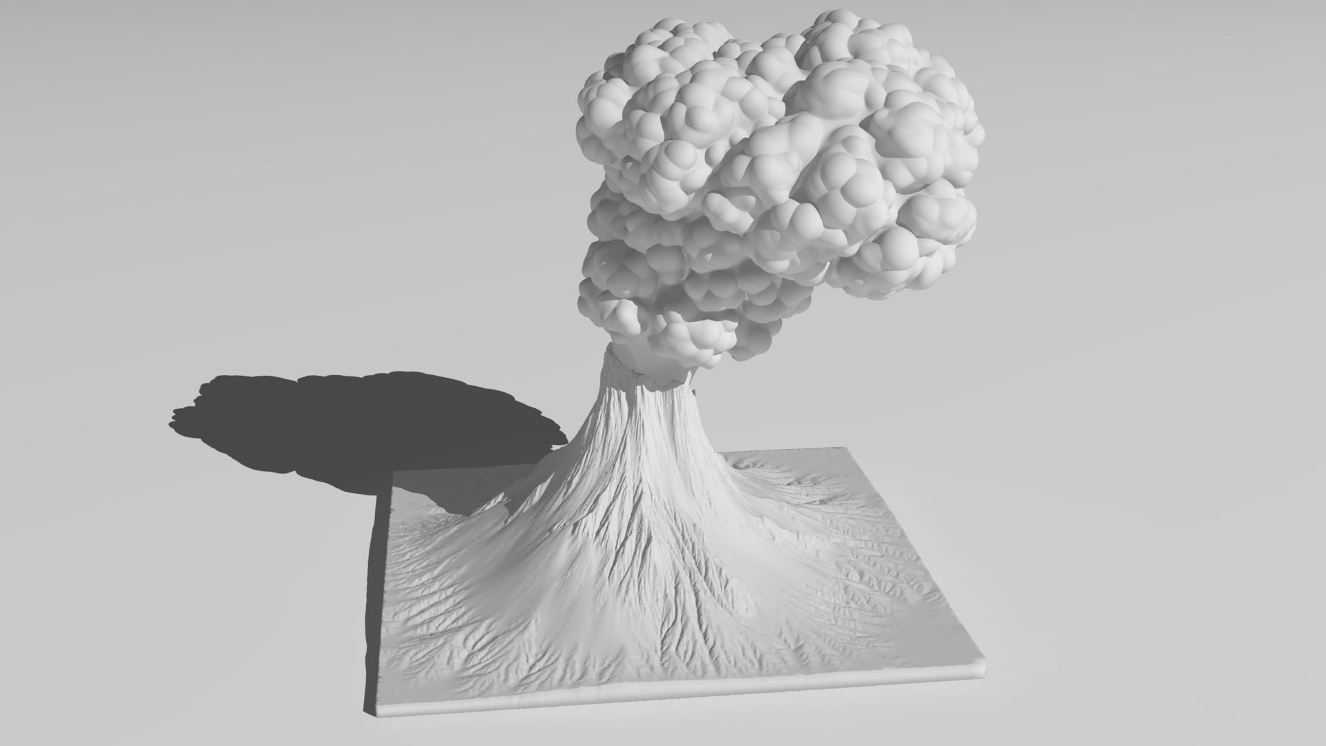 Volcano 3D model | CGTrader