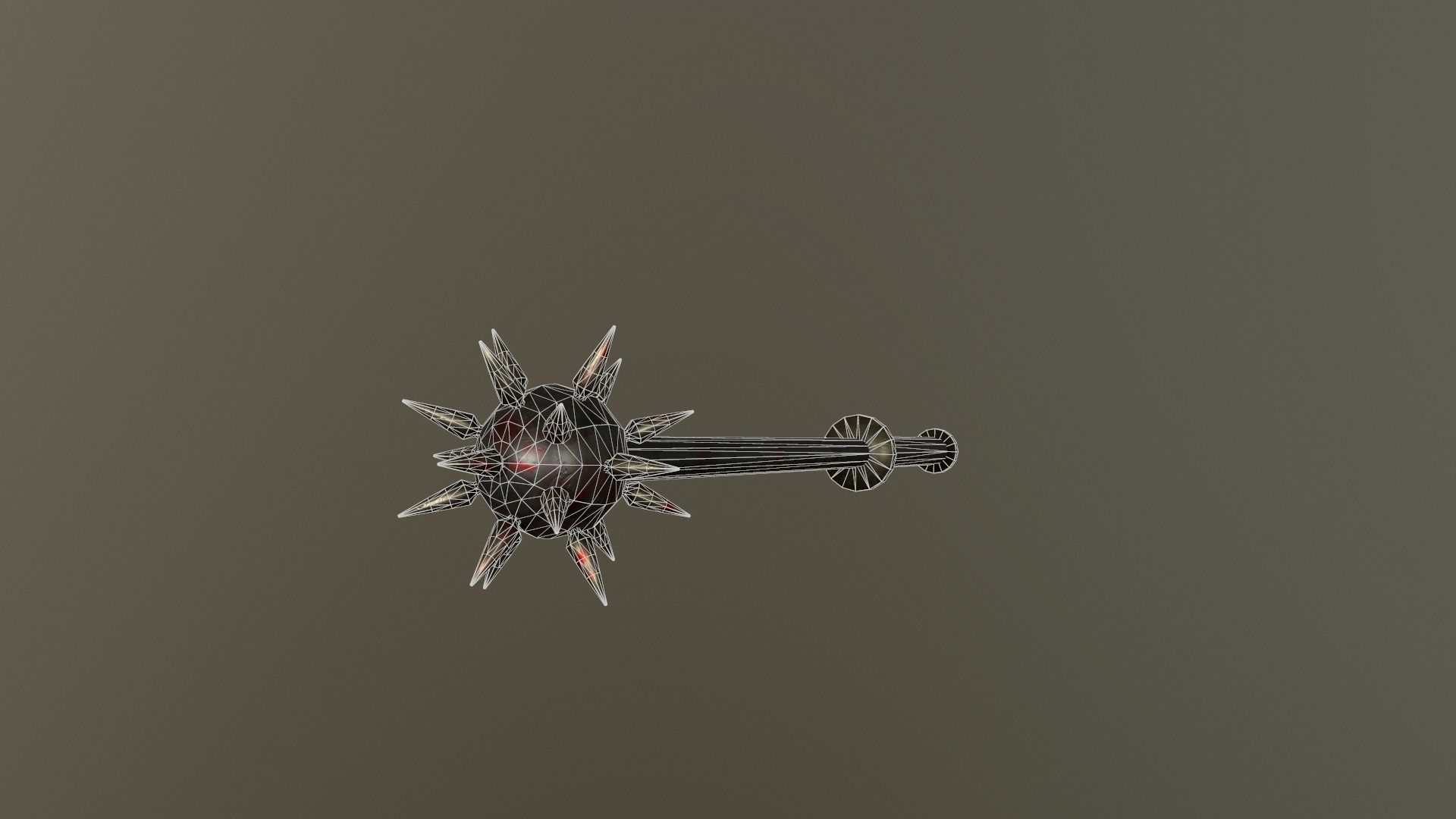 Mace Weapon free VR / AR / low-poly 3D model | CGTrader