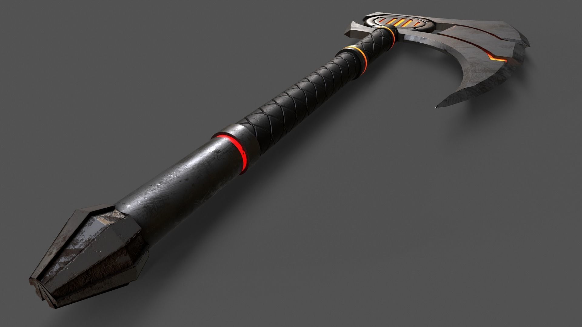 3D model Sci-Fi Axe V3 VR / AR / low-poly | CGTrader