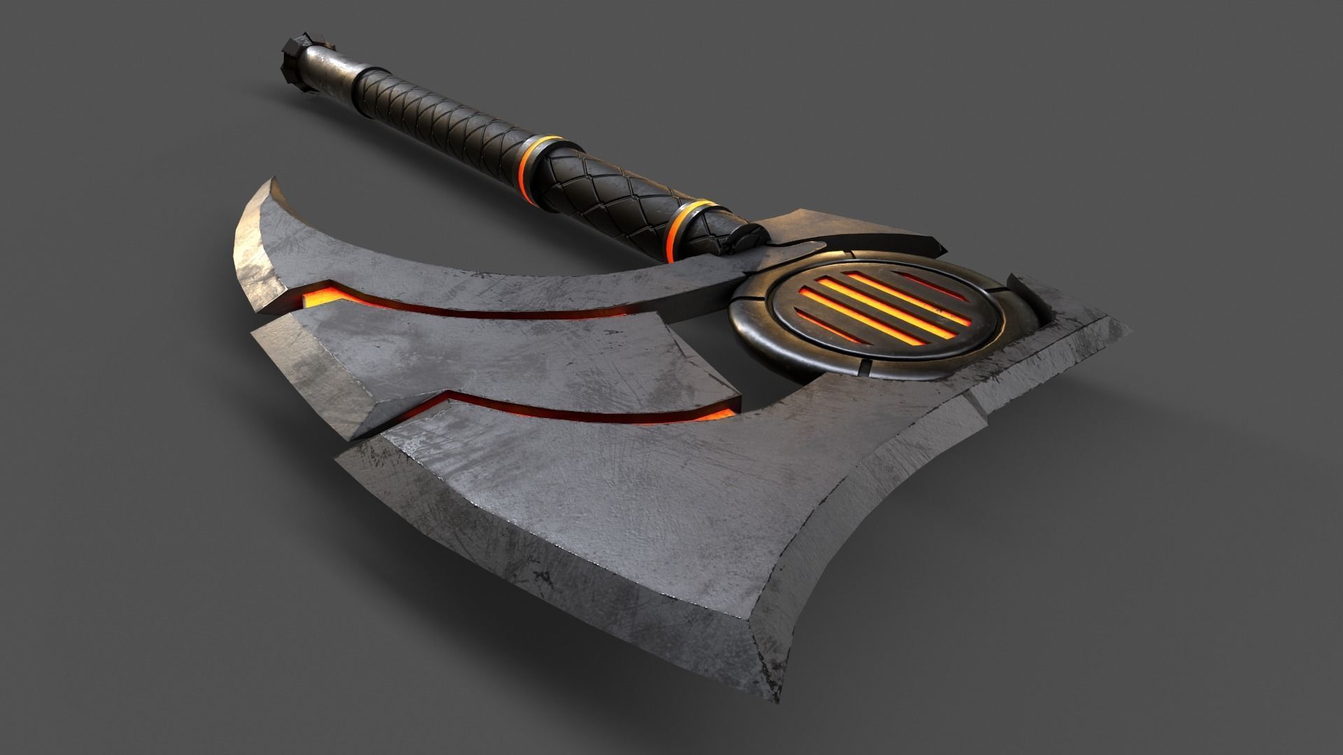 3D model Sci-Fi Axe V3 VR / AR / low-poly | CGTrader