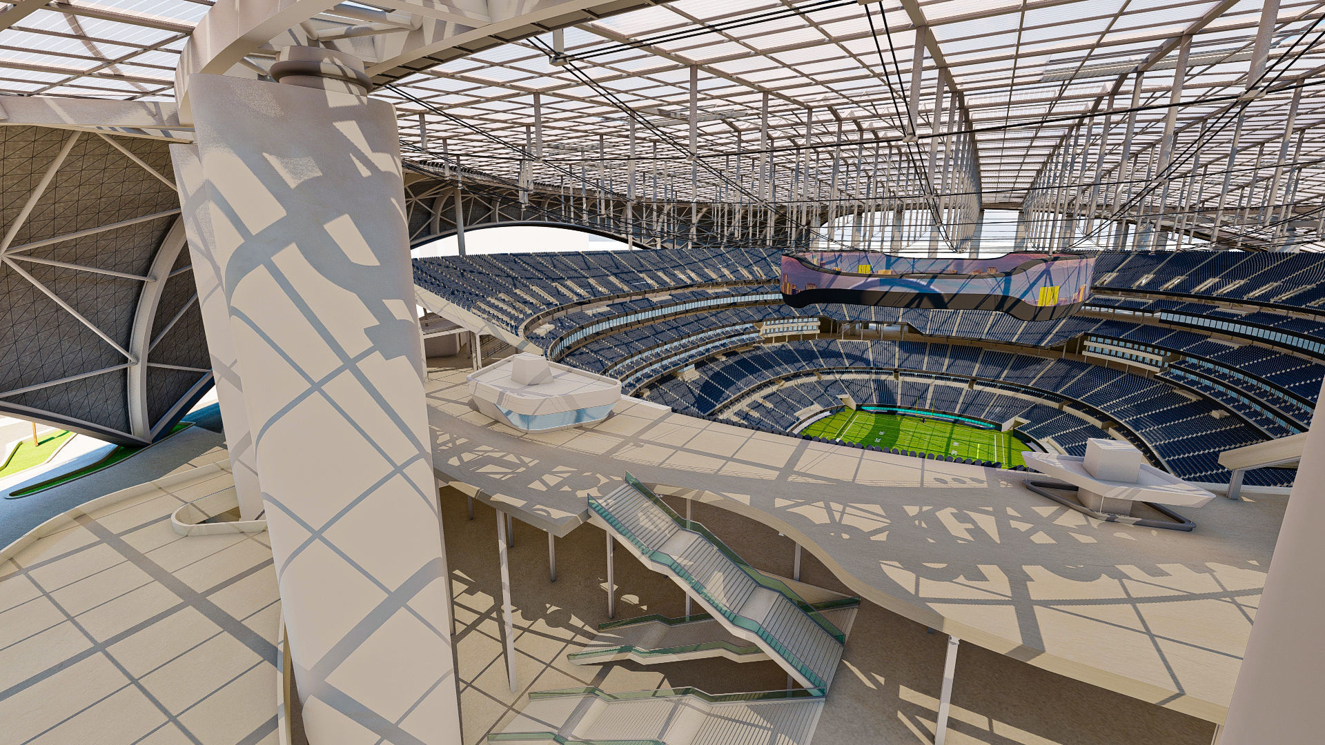 3D model SoFi Stadium California USA VR / AR / low-poly | CGTrader