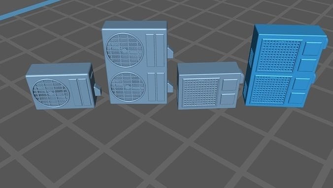 air conditioning 3D model 3D printable | CGTrader