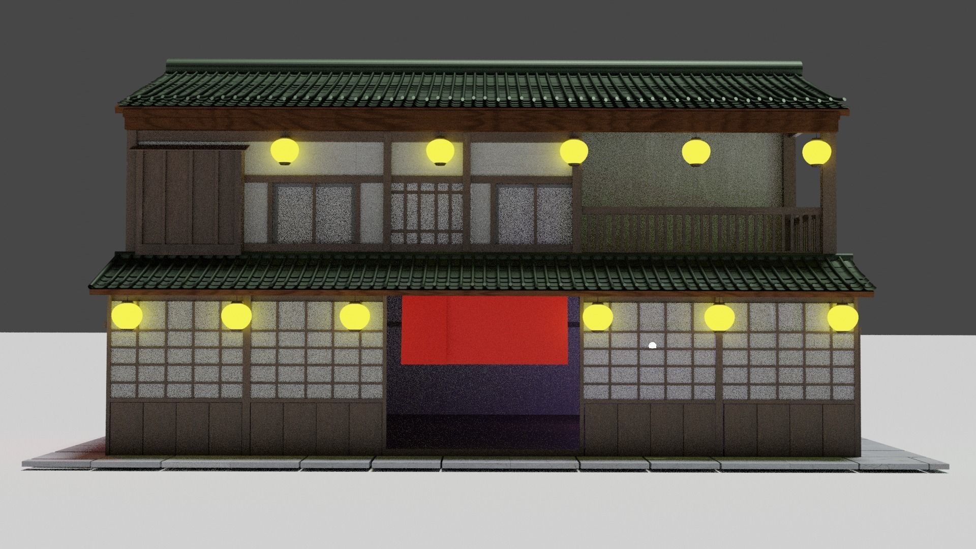 Japanese house free VR / AR / low-poly 3D model | CGTrader