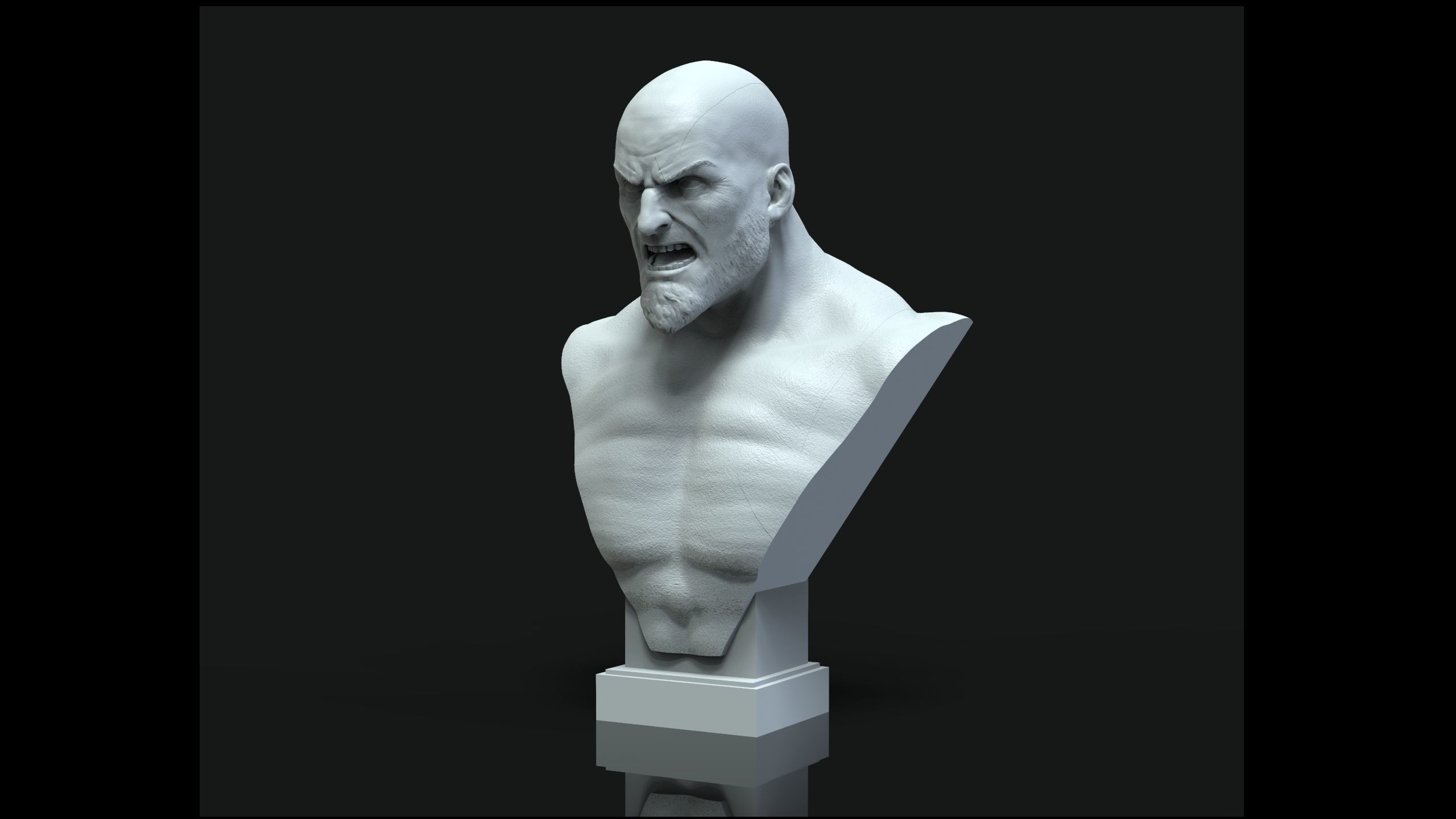 Kratos - God of War 3D model 3D printable | CGTrader