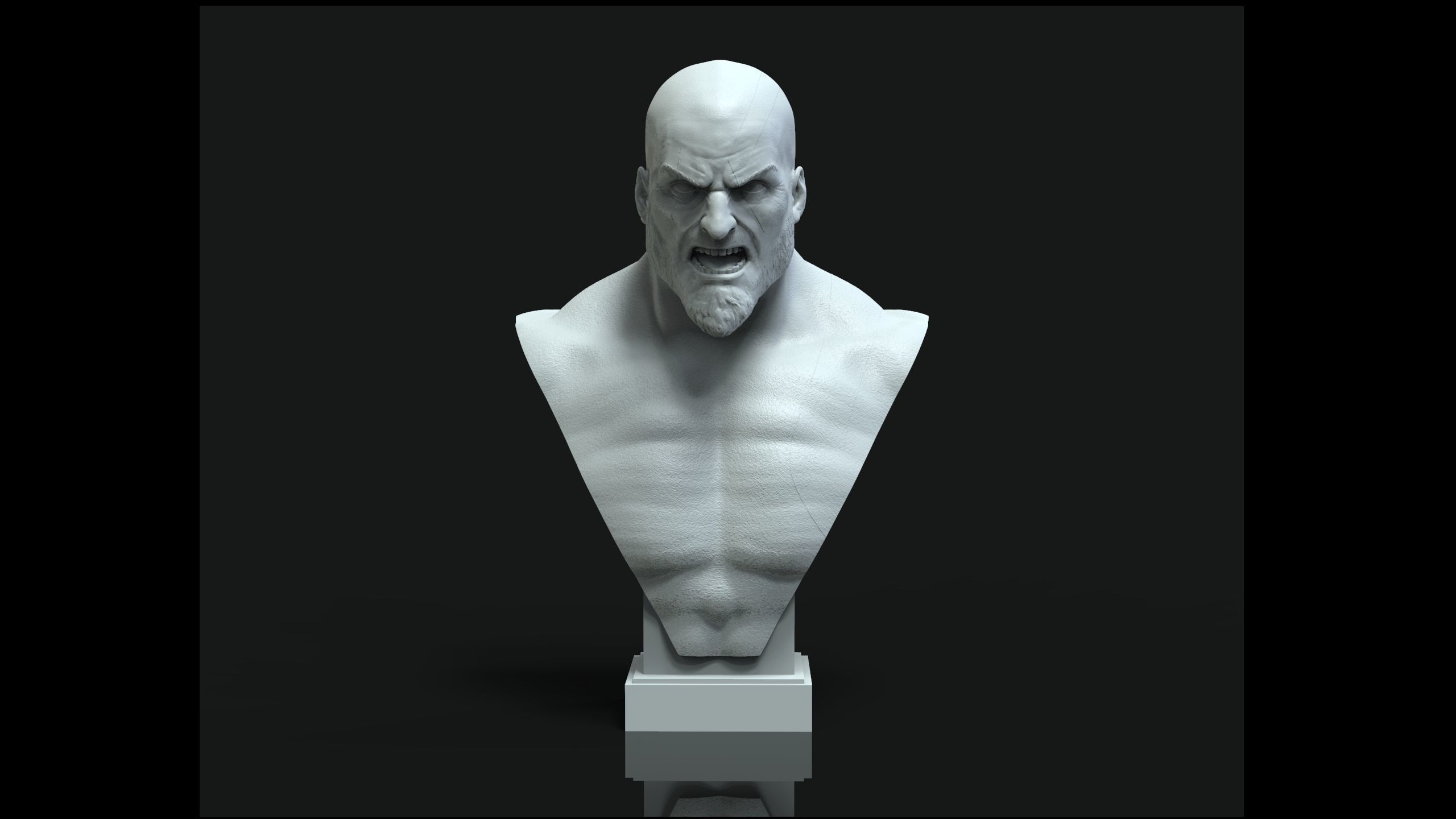 Kratos - God of War 3D model 3D printable | CGTrader