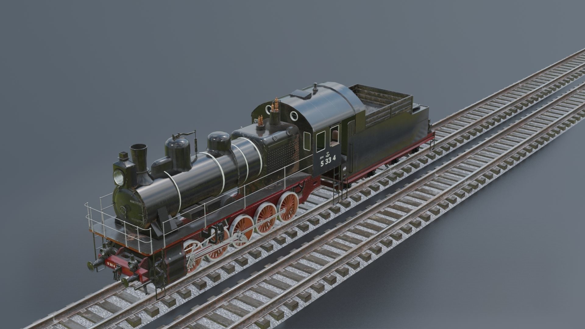 3D model locomotion 0-5-0 VR / AR / low-poly | CGTrader
