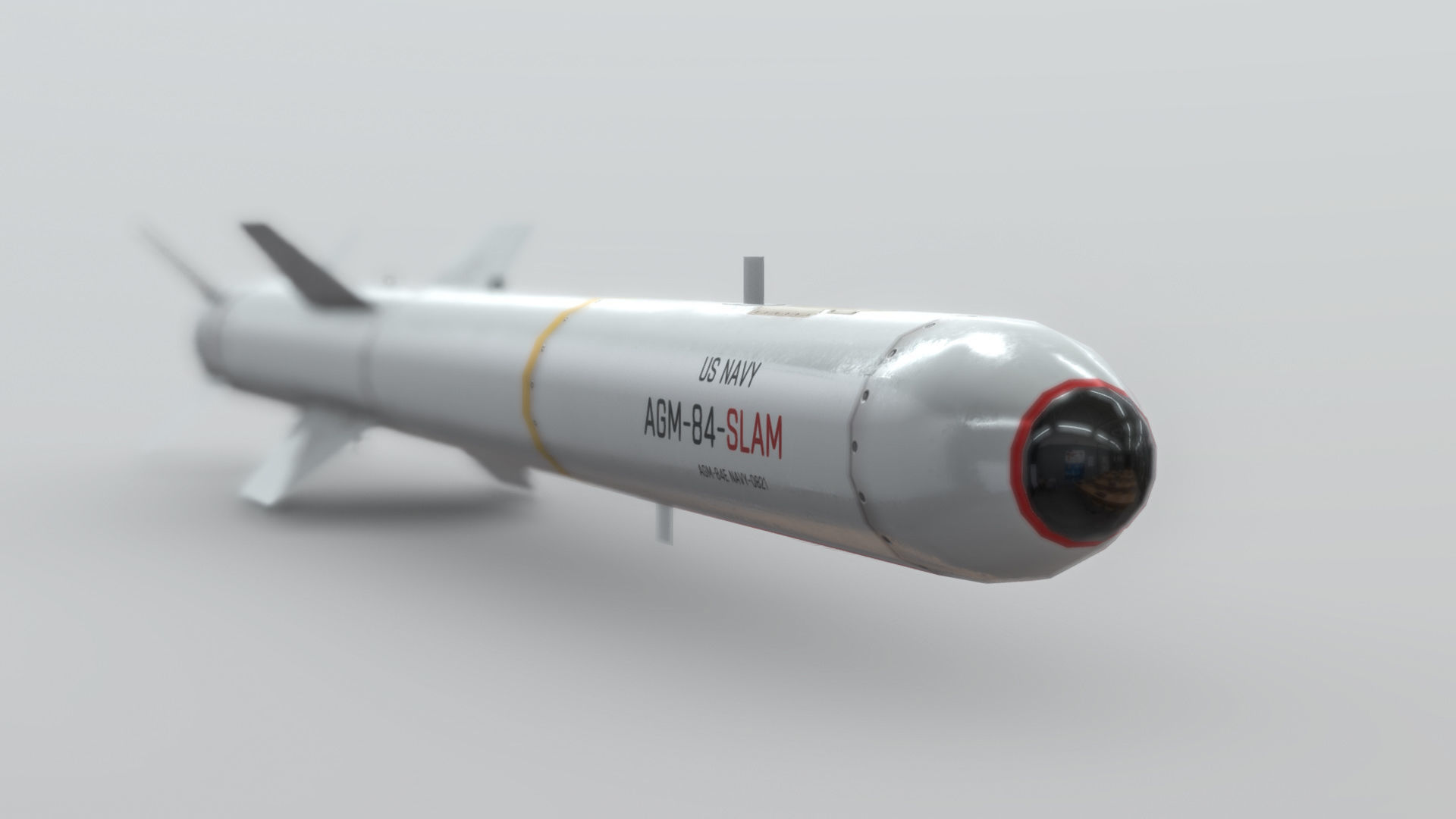 3D model AGM-84E-SLAM missile VR / AR / low-poly | CGTrader