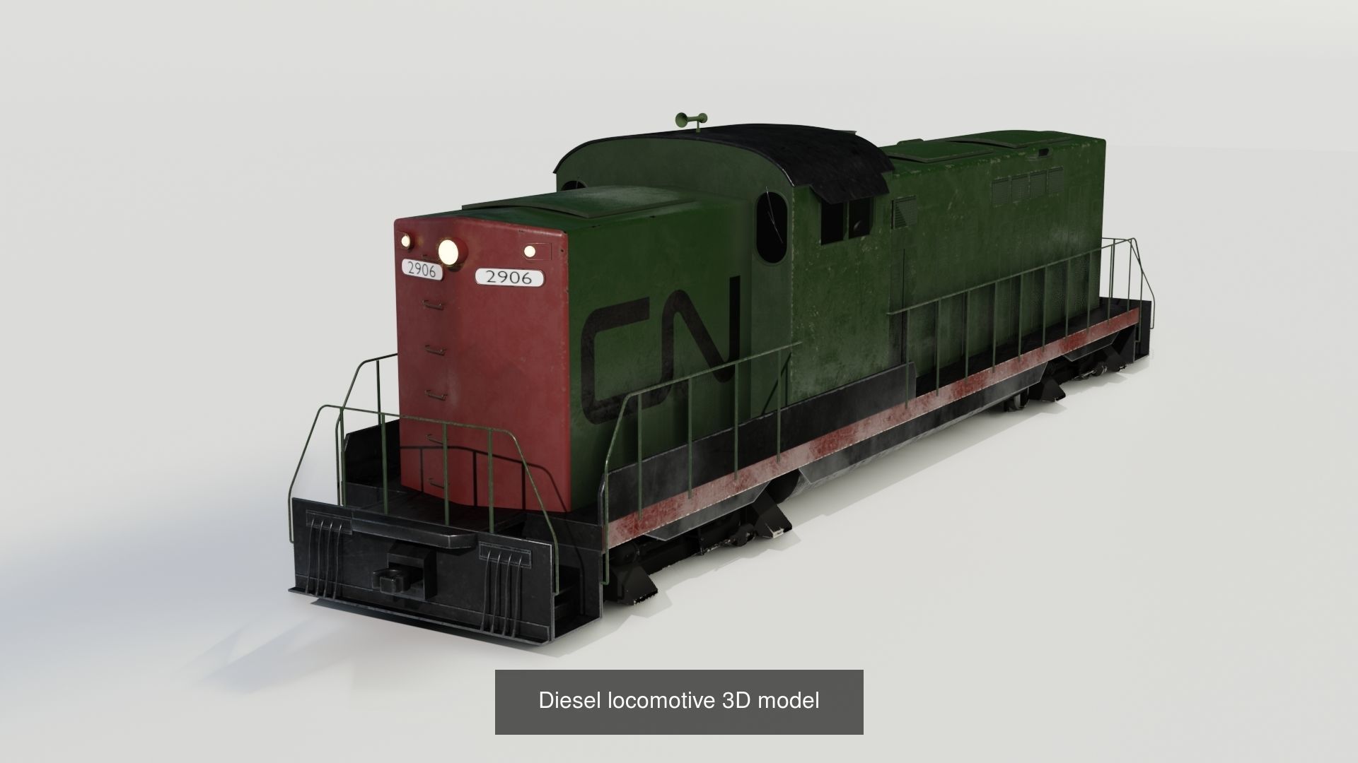 Diesel locomotive 3D models 3D Model Collection | CGTrader