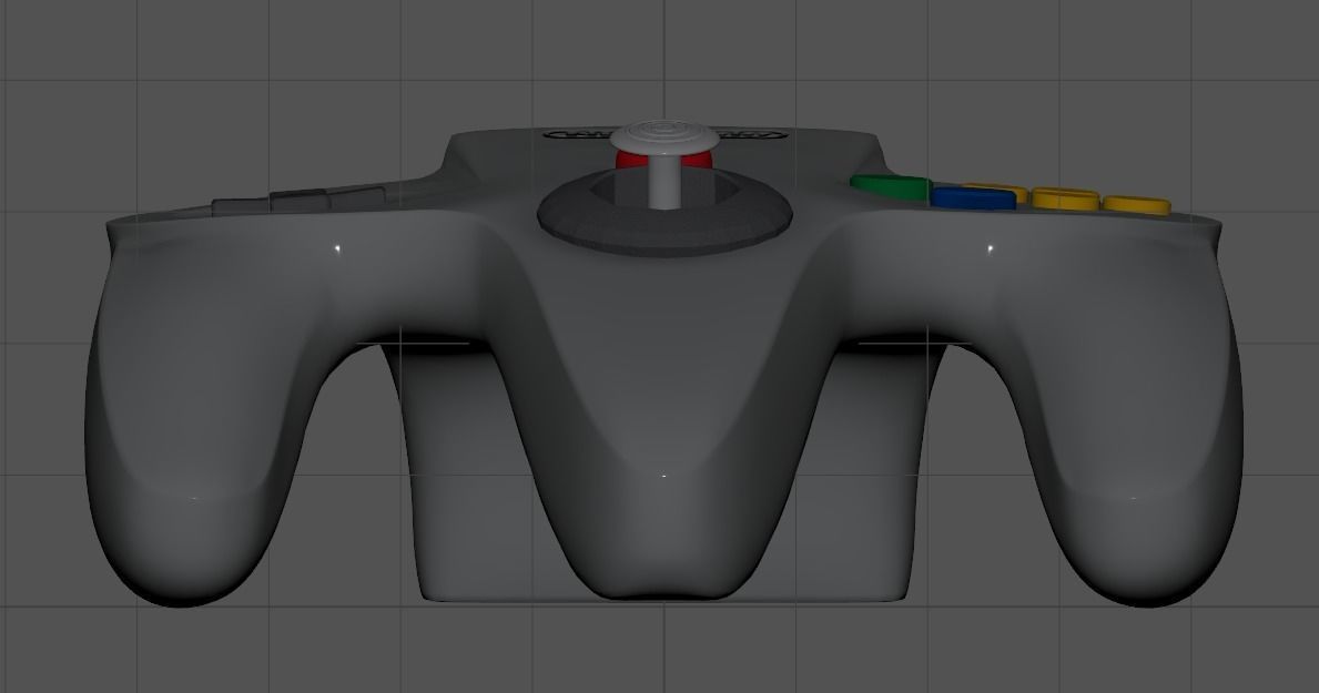 Nintendo 64 Controller Asset 3D model | CGTrader