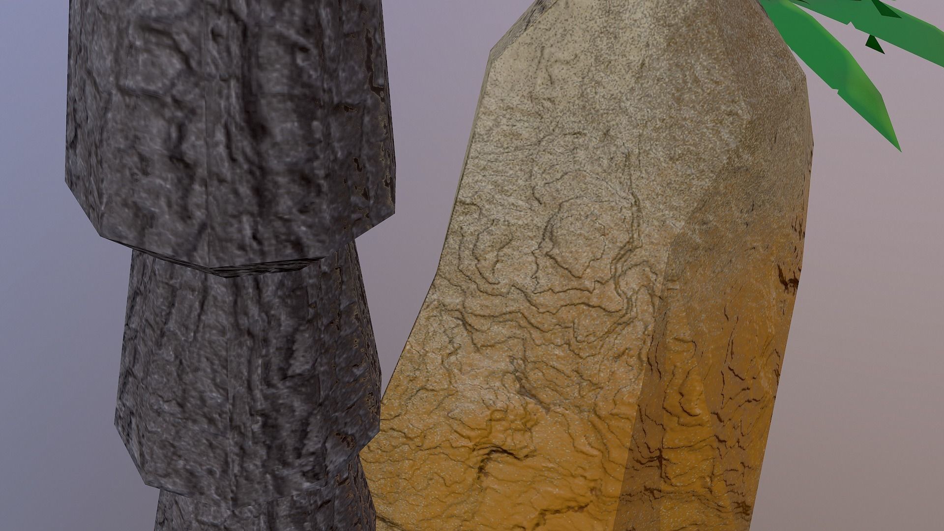 3D model Low Poly Sand Rocks 3 VR / AR / low-poly | CGTrader