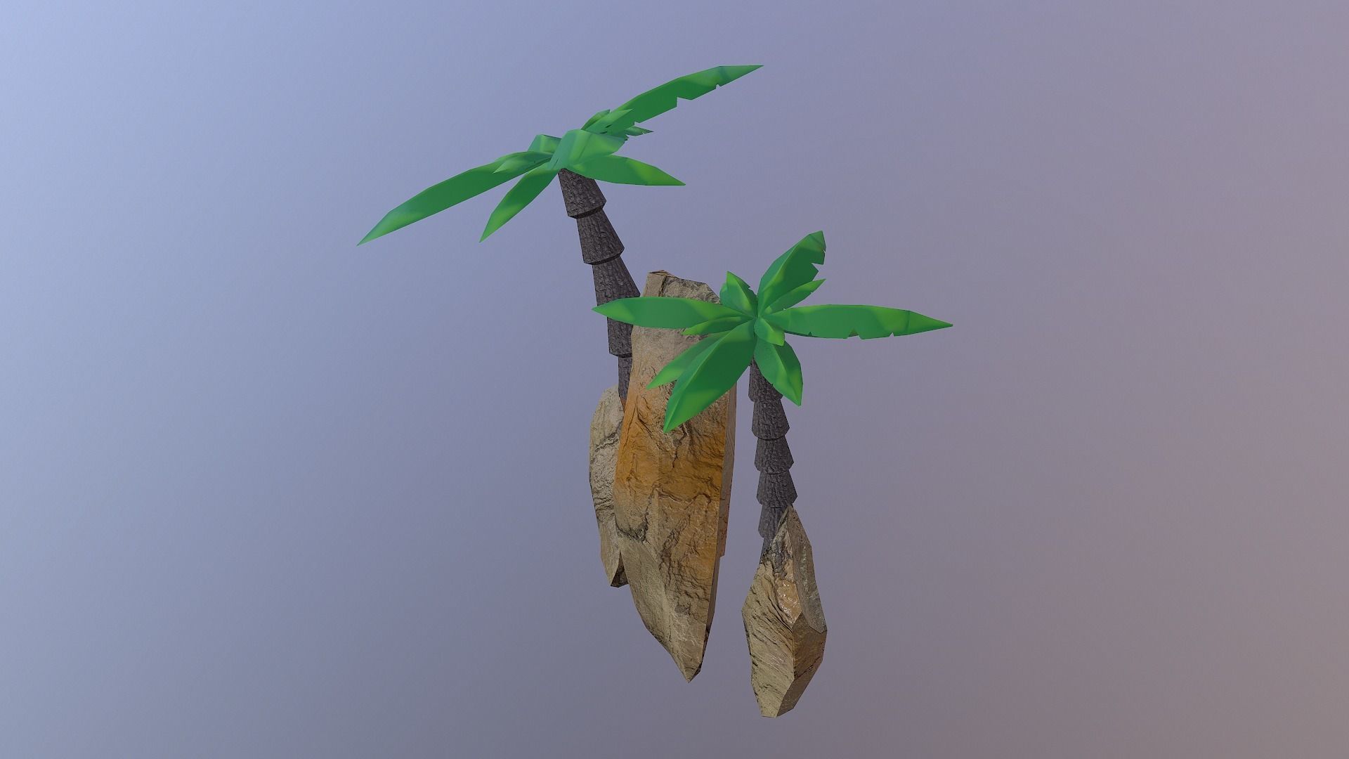 3D model Low Poly Sand Rocks 3 VR / AR / low-poly | CGTrader