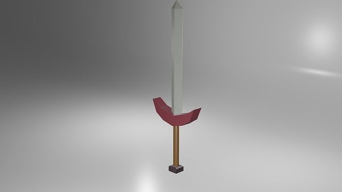 3D model Low polly sword VR / AR / low-poly | CGTrader