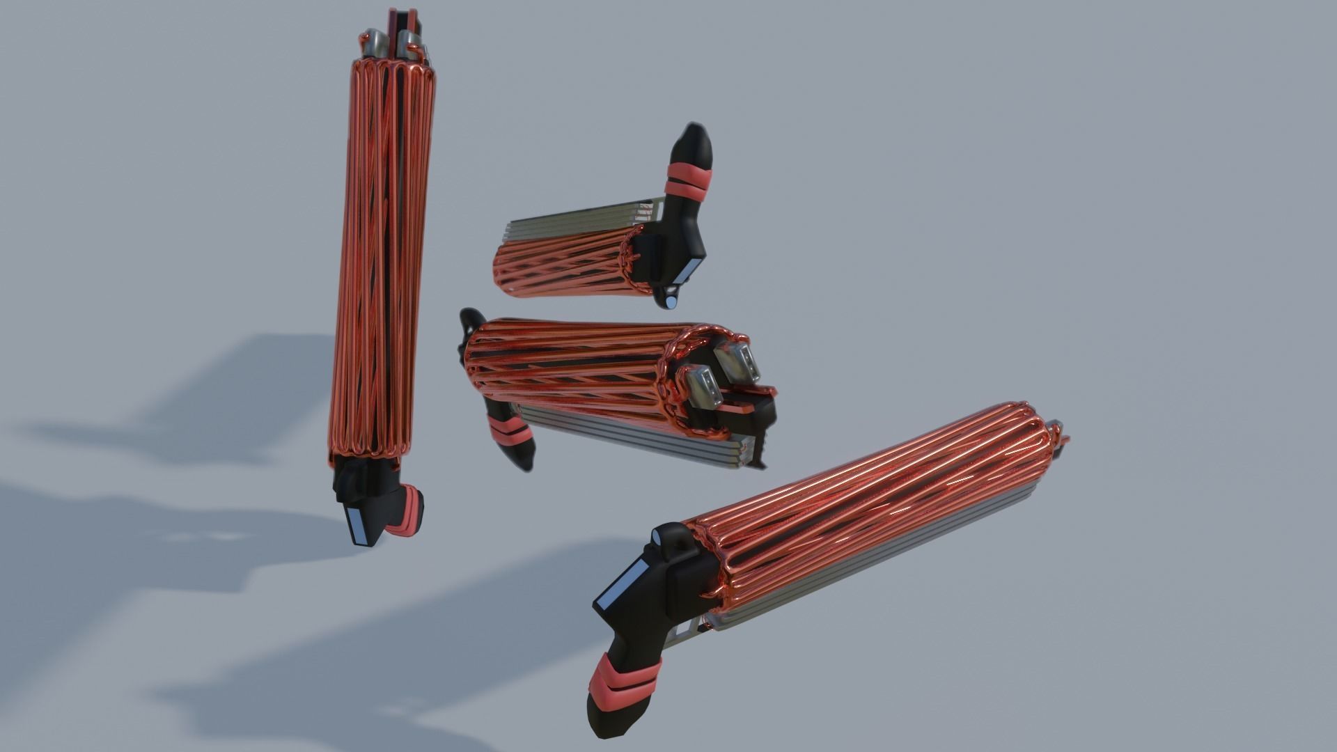 Electromagnetic Gun 3D model | CGTrader