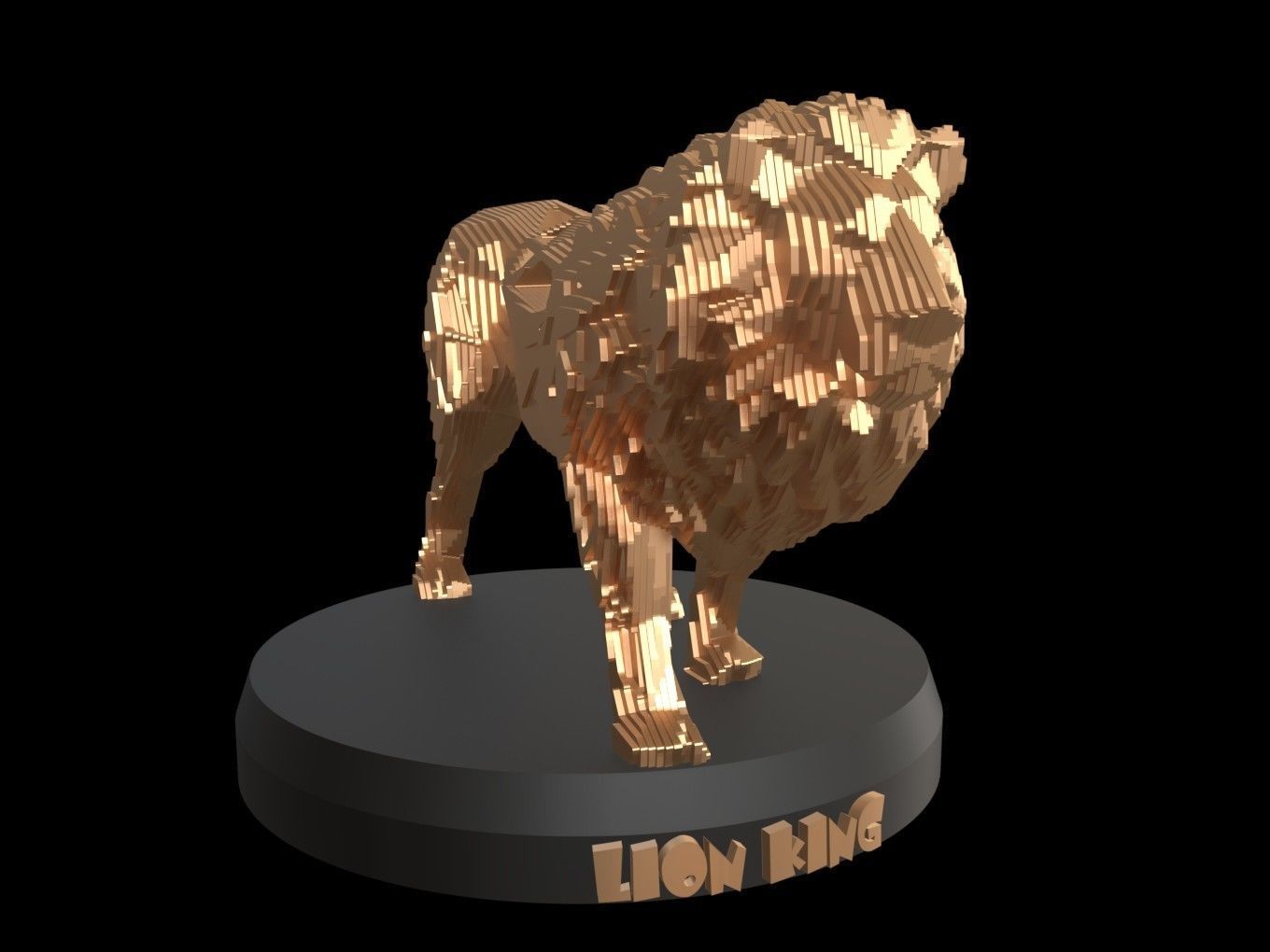 3D model Parametric V Lion King VR / AR / low-poly | CGTrader