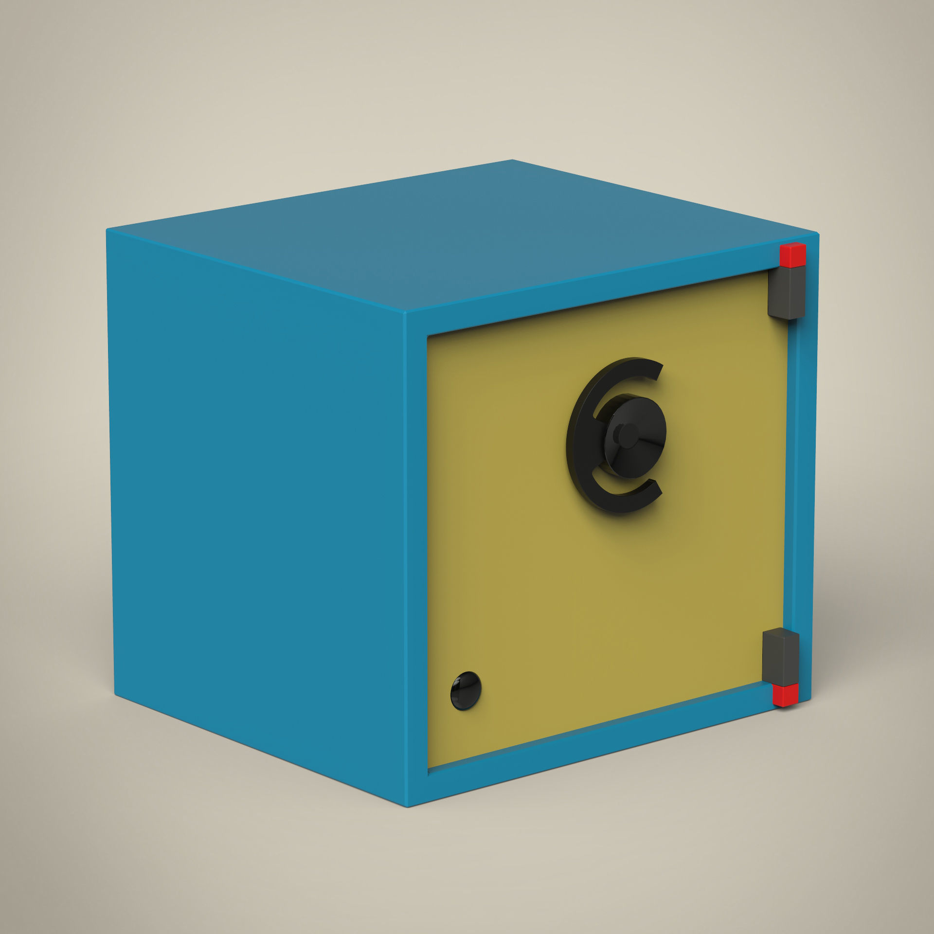 Safe locker 3D model | CGTrader