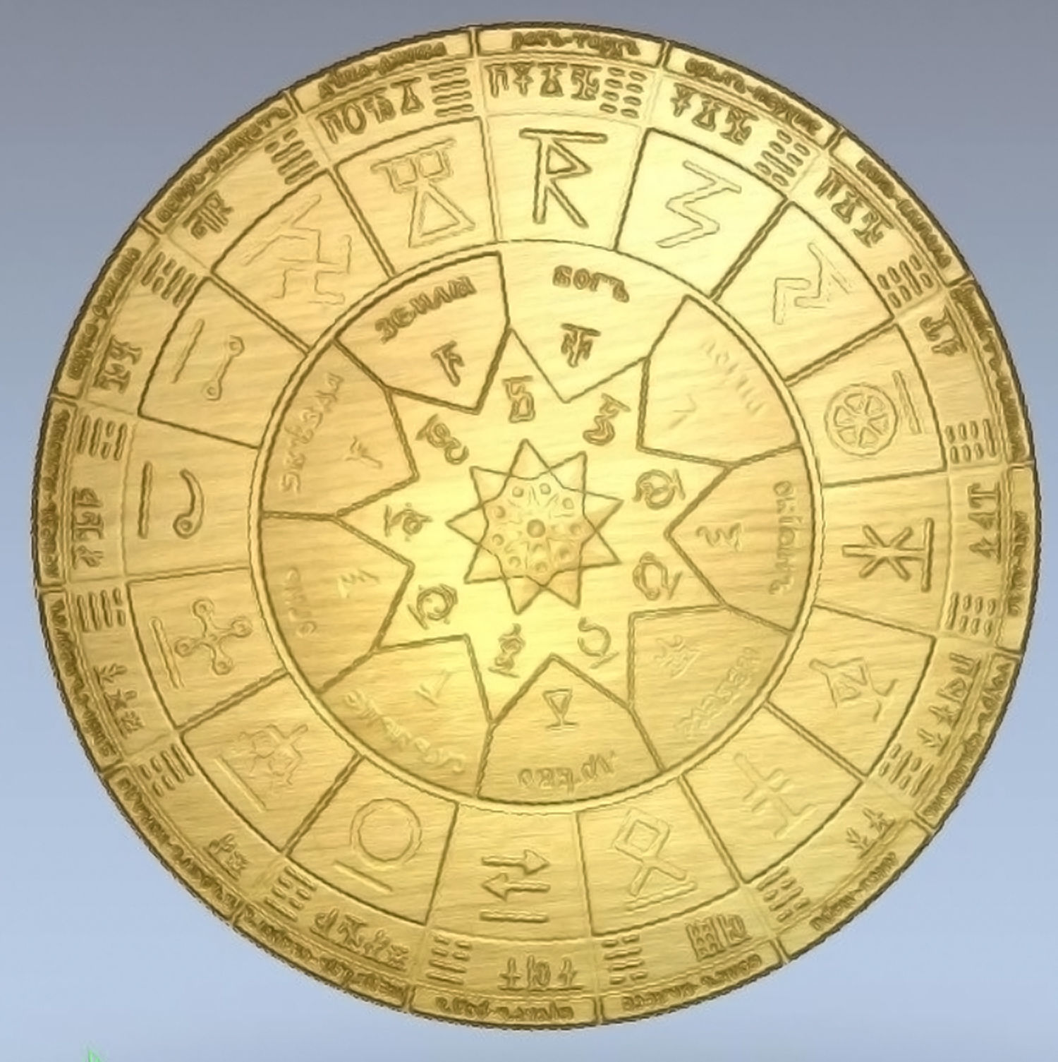 Slavic calendar 3D model 3D printable | CGTrader