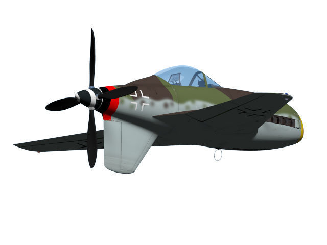 Messerschmitt Me334 3D model | CGTrader