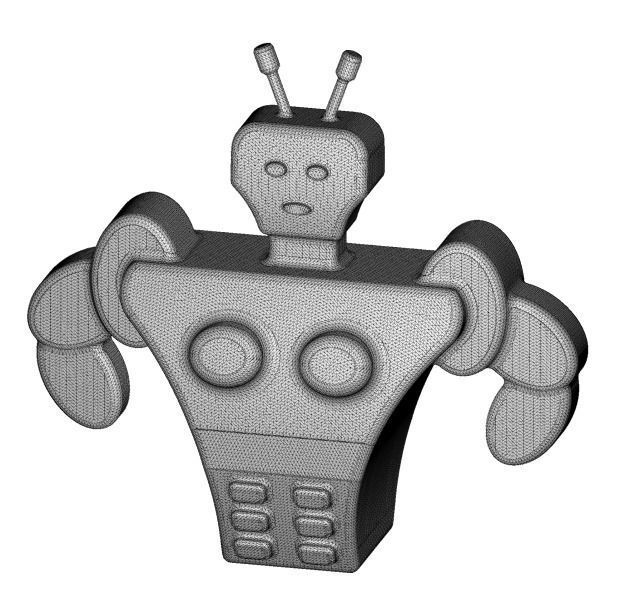 Human Robot Six Pack 3D model 3D printable | CGTrader