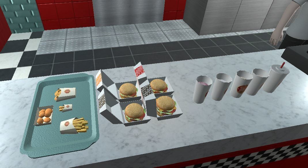 3D model Fast food restaurant VR / AR / low-poly | CGTrader