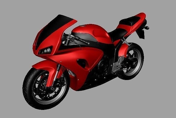Sports Bike free 3D model | CGTrader