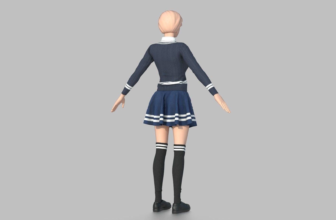 SCHOOL UNIFORM 3D model | CGTrader